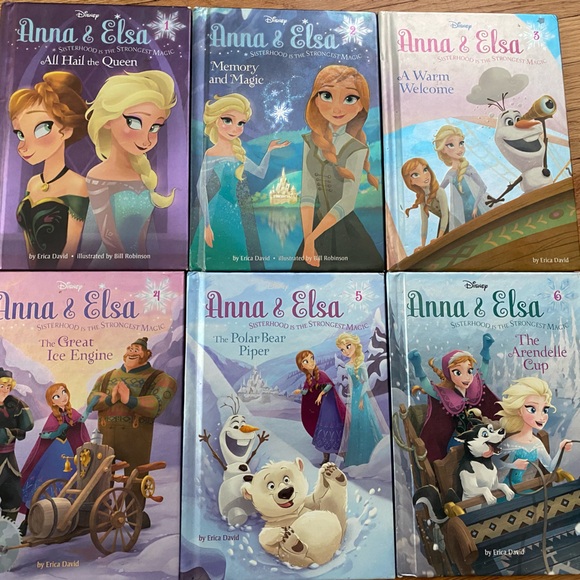 Disney | Toys | Disney Frozen Anna Elsa Book Collection 6 Sisterhood Is ...
